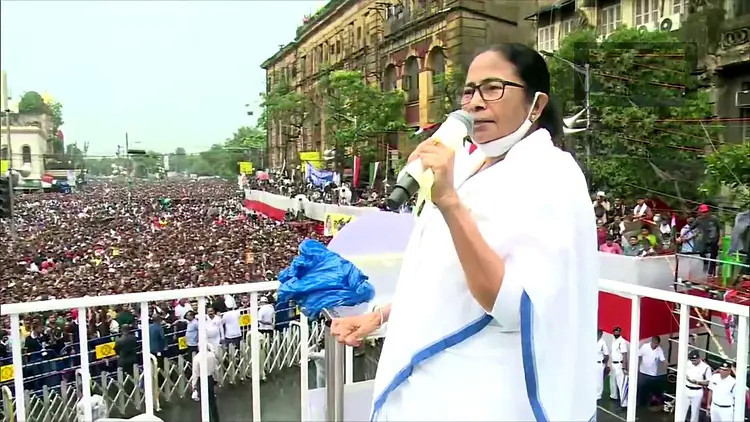 TMC Shahid Diwas: Mamta Banerjee shows power
